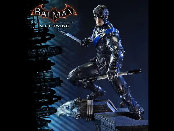 Arkham Nightwing Statue - Free 3D Print Model - MakerWorld