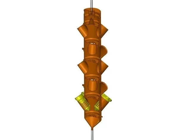 Modular Hydroponic Tower – Vertical Growing System - Free 3D Print ...