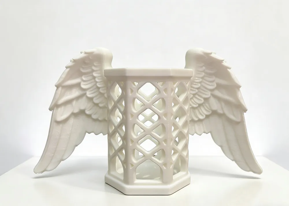 Angel Wings Filigree Makeup Brush, Pen Holder, Storage Container ...