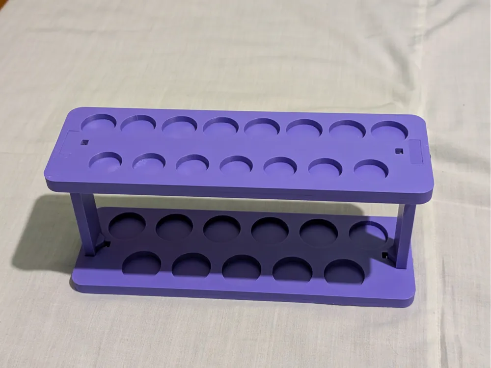 2-Tier 3D Printed Essential Oil Display Rack - Free 3D Print Model ...