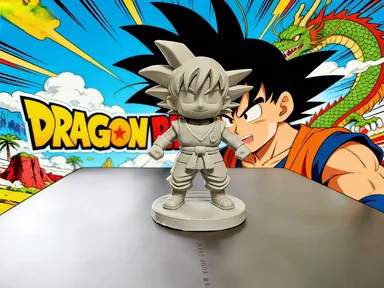 Goku Mini Figurine - Free 3D Print Model - MakerWorld