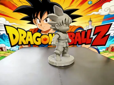 Goku Mini Figurine - Free 3D Print Model - MakerWorld