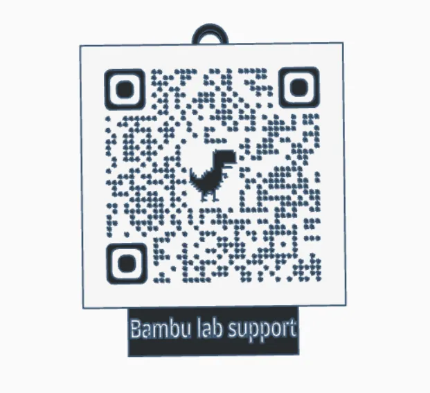 Bambu lab support QR code - Free 3D Print Model - MakerWorld