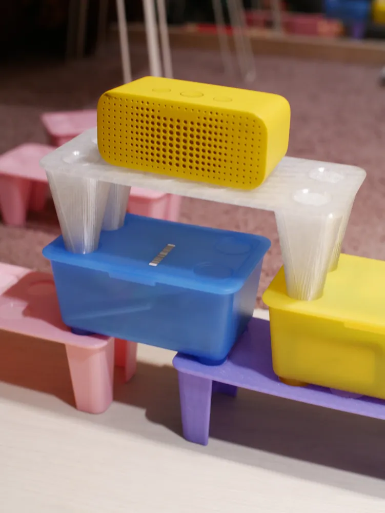 【Desktop Organizer】IKEA GLIS Desktop Setup - Modular - Free 3D Print ...
