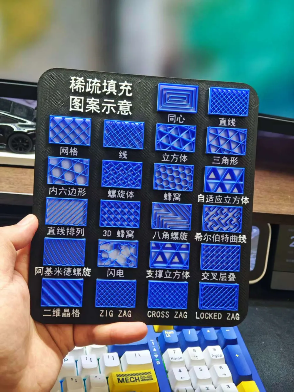 Infill Structure Panoramic Display Panel / Sparse Infill Pattern ...