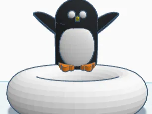 Penguin Floaty - Free 3D Print Model - MakerWorld