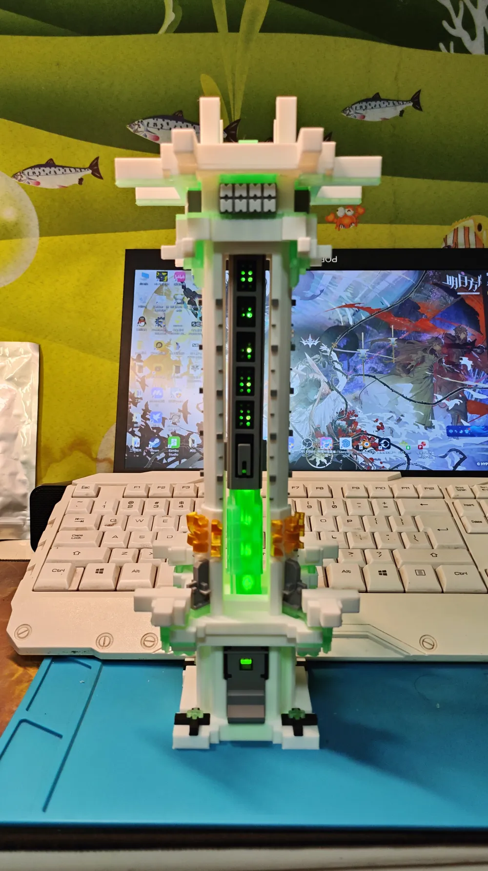 Arknights Endfield Modèle de Pieu Wuling Tianshi Lanterne - Modèle d ...