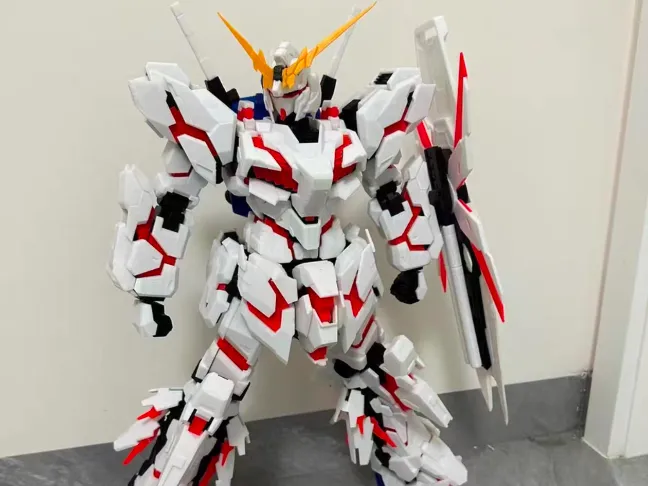 Unicorn Gundam 250% size - Free 3D Print Model - MakerWorld