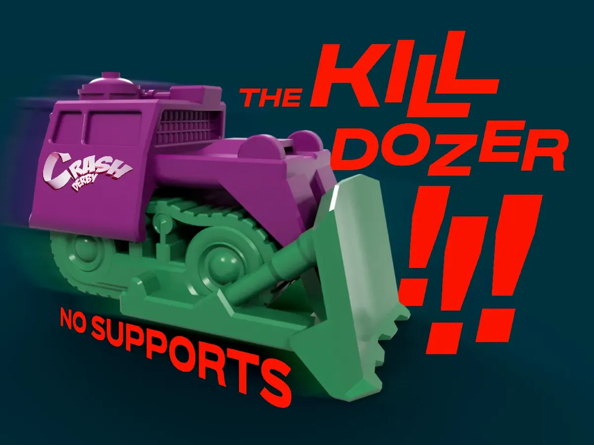 Crash Derby Killdozer Model - Free 3D Print Model - MakerWorld