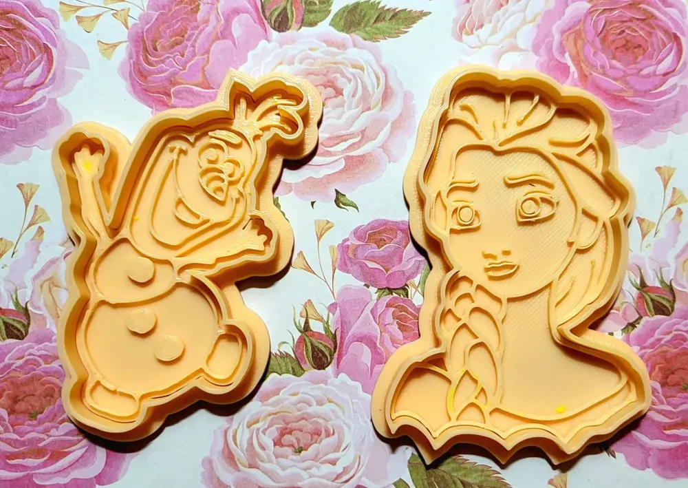 Frozen cookie cutters - Free 3D Print Model - MakerWorld