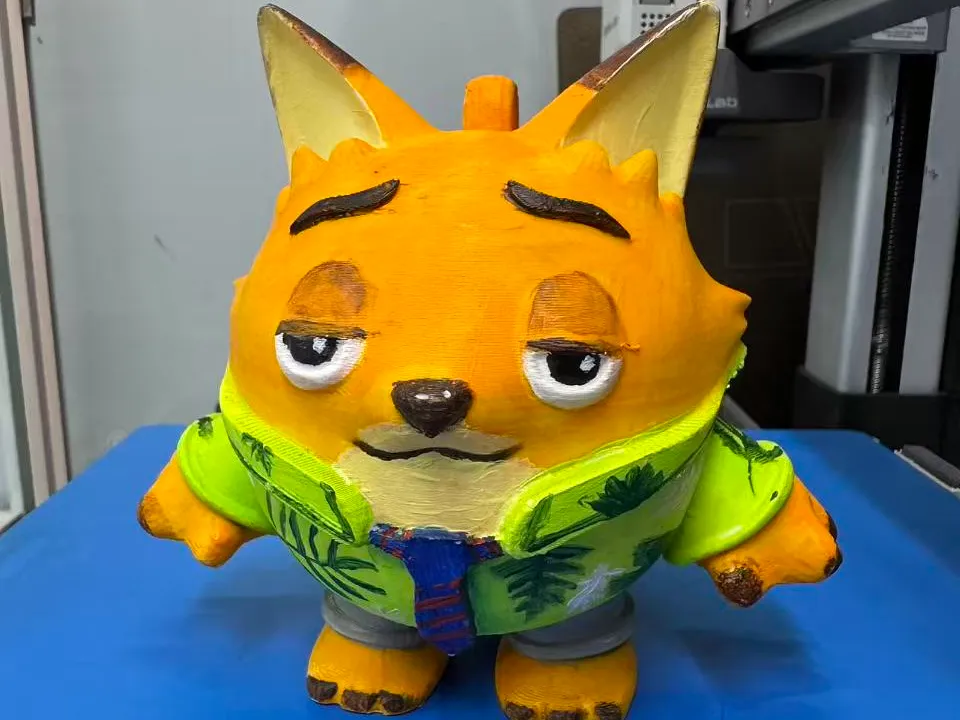 Zootopia Articulated Q-Style Nick Wilde Eggy Party Style Pendant Blank ...