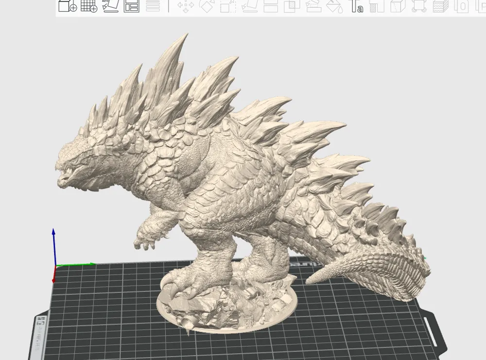 Godzilla - Free 3D Print Model - MakerWorld