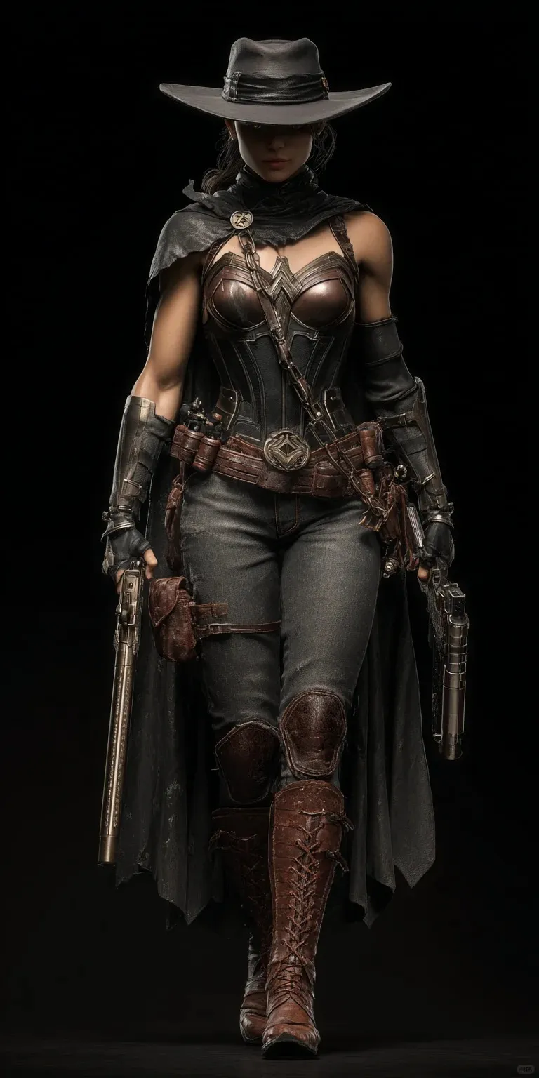 Western Heroine - Free 3D Print Model - MakerWorld