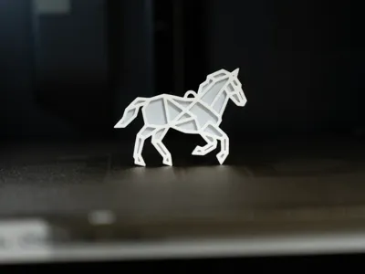 Keychain Horse - Free 3D Print Model - MakerWorld