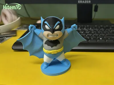 [Full Color] Chibi Batman · Cute Superhero Figurine - Free 3D Print ...