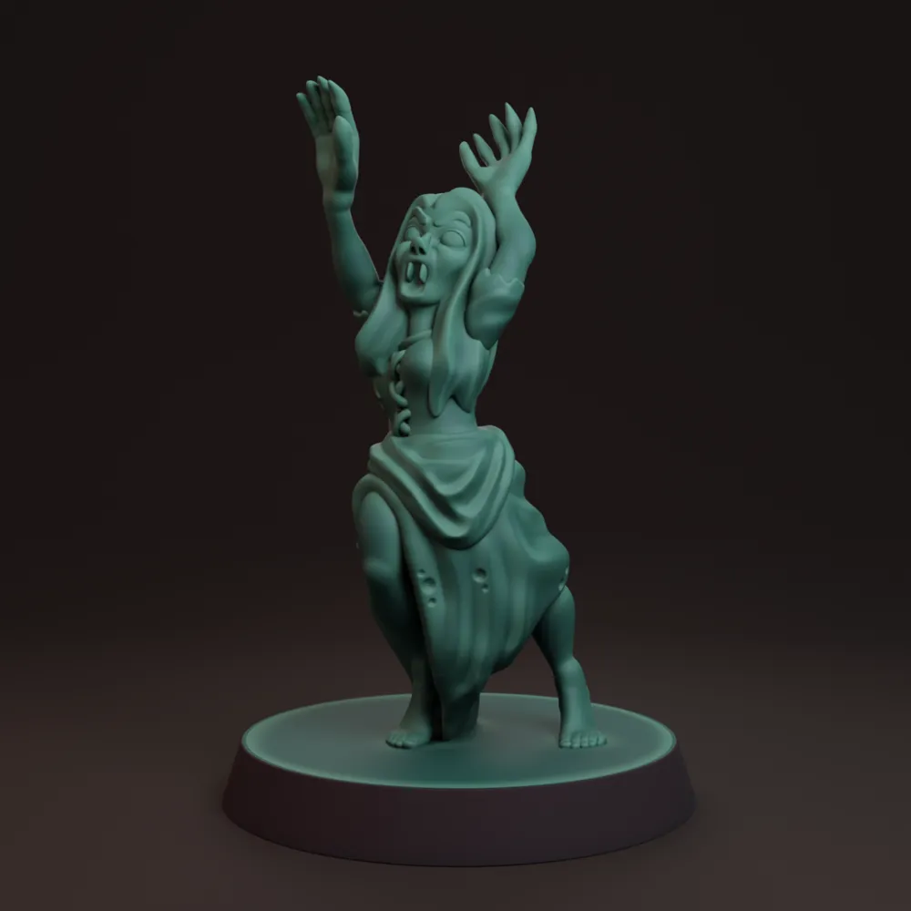 Vampire spawn female FDM supportless - Free 3D Print Model - MakerWorld