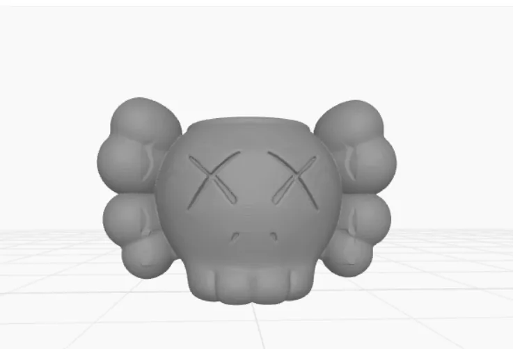 Kaws Head Flower Pot Free 3d Print Model Makerworld