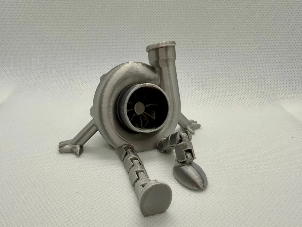 Flexi Turbo Buddy (articulated - no supports) - Free 3D Print Model ...