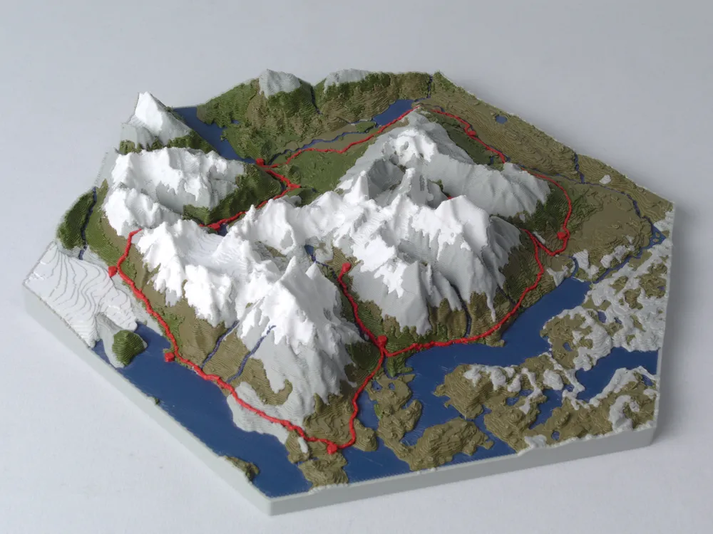 Custom 3D Map | Stratamap - Free 3D Print Model - MakerWorld