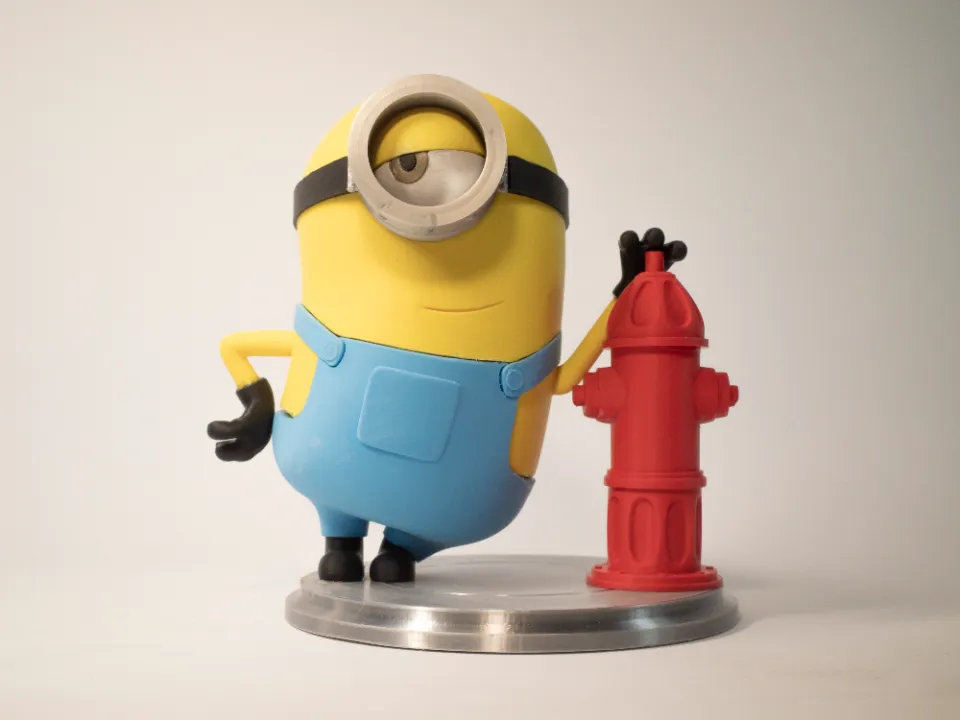 Minions figure model, single color printing, no AMS, disassembled, for ...