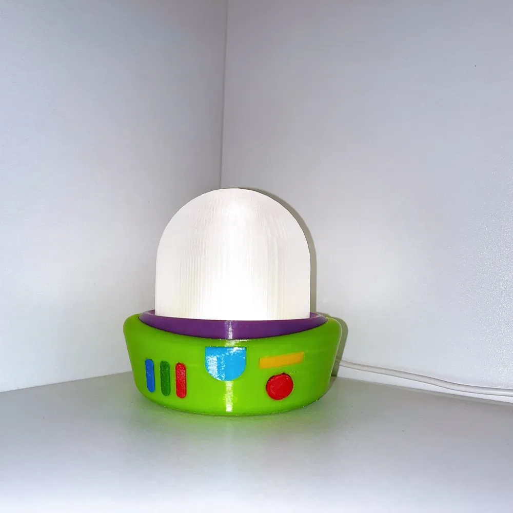 Buzz Lightyear Night Light Ornament (no AMS required) - Free 3D Print ...