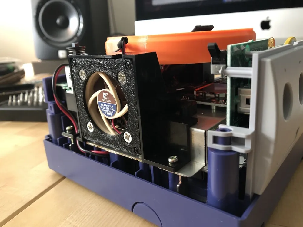 GameCube 40mm fan adapter - Free 3D Print Model - MakerWorld