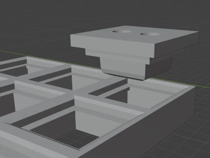 DnD Dungeon Grid (modular dungeon tiles) - Free 3D Print Model - MakerWorld