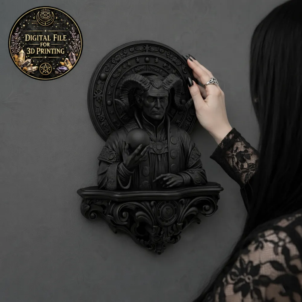 Esoteric Lucifer Statue - Dark Occult Wall Altar - Modello di stampa 3D ...
