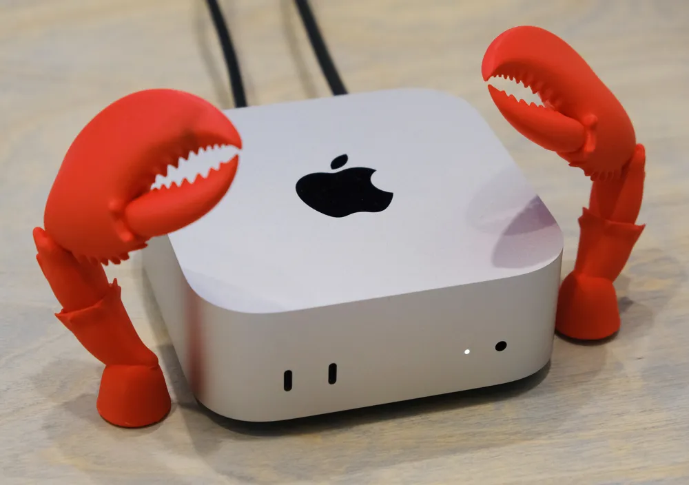 龙虾钳_openclaw|武装你的Mac mini|一键打印 - 免费 3D 打印模型 - MakerWorld