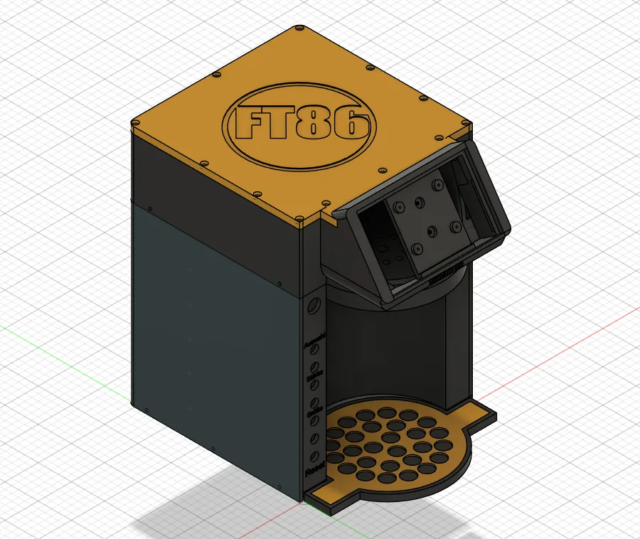 DIY Raspberry Pi Cocktail Machine Case - Free 3D Print Model - MakerWorld