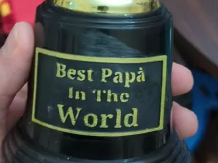 Dad's commemorative plaque - Free 3D Print Model - MakerWorld