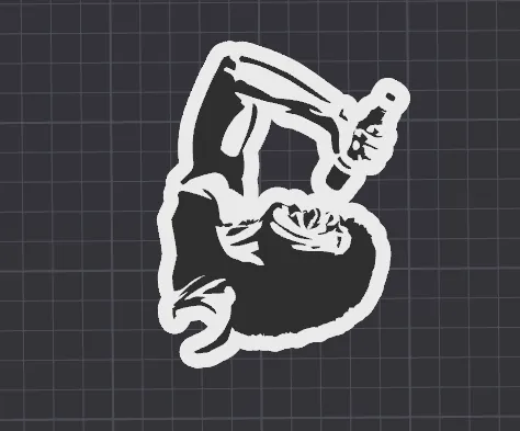 LA MONA JIMENEZ WITH MICROPHONE - Free 3D Print Model - MakerWorld