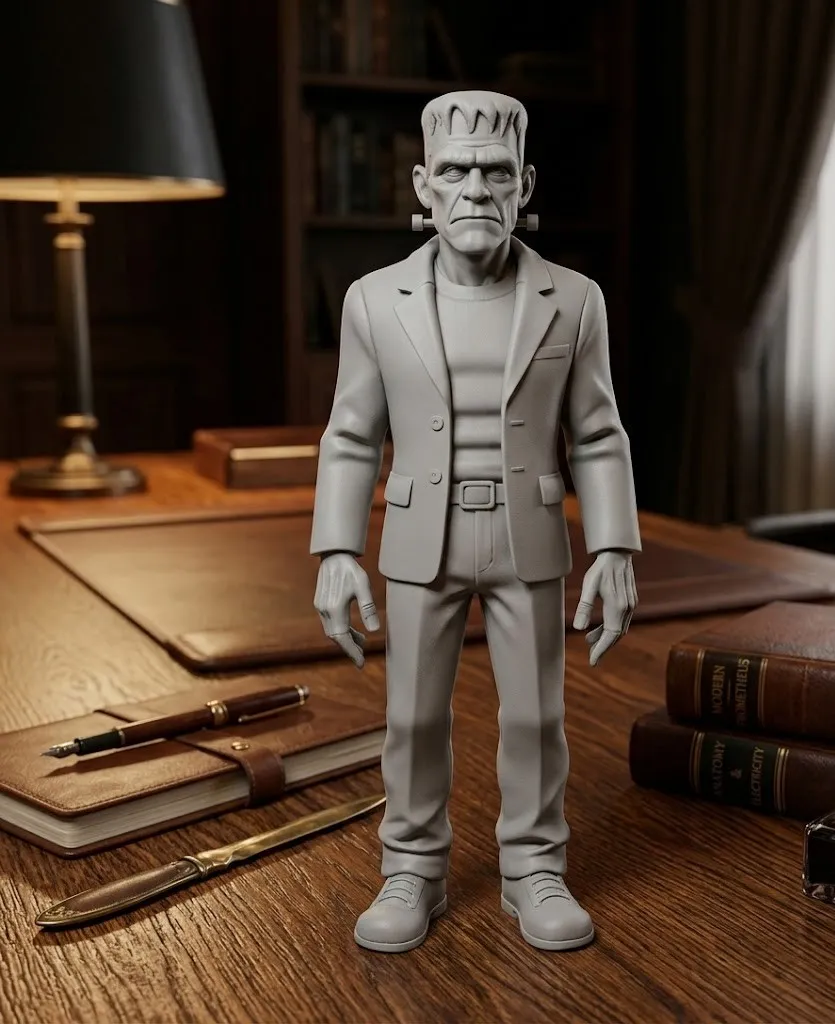 Frankenstein in costume - Free 3D Print Model - MakerWorld