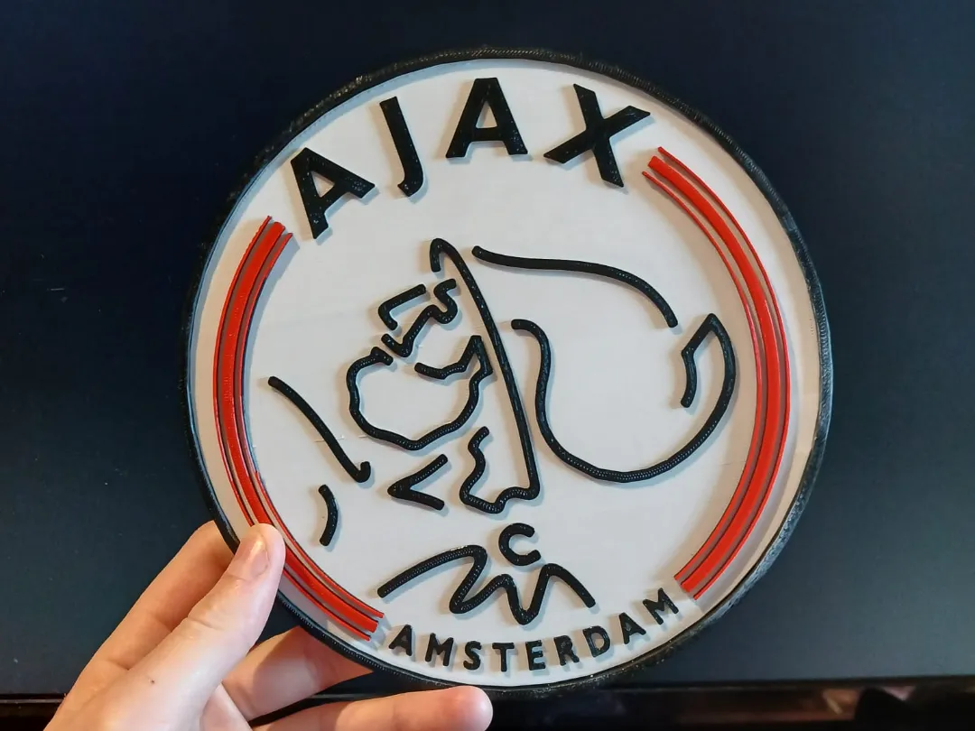 Ajax Logo – 3-Color Print (STL + Backing) - Free 3D Print Model ...