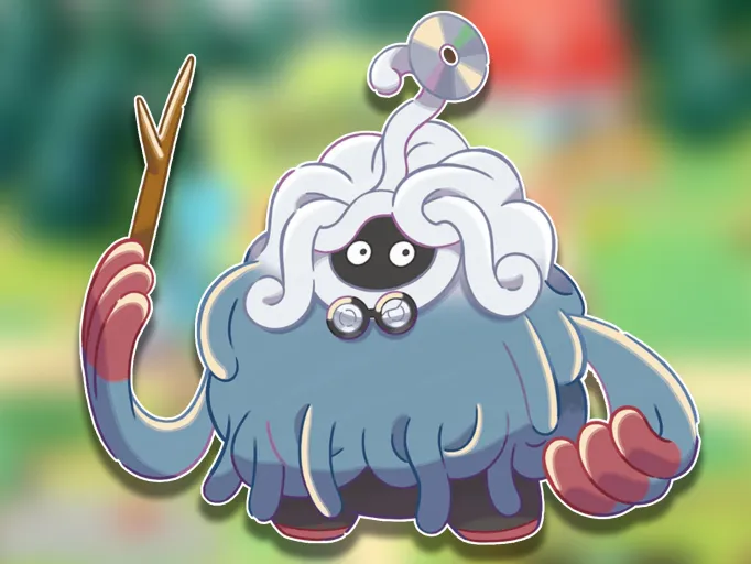 Professor Tangrowth from Pokemon Pokopia - Free 3D Print Model - MakerWorld