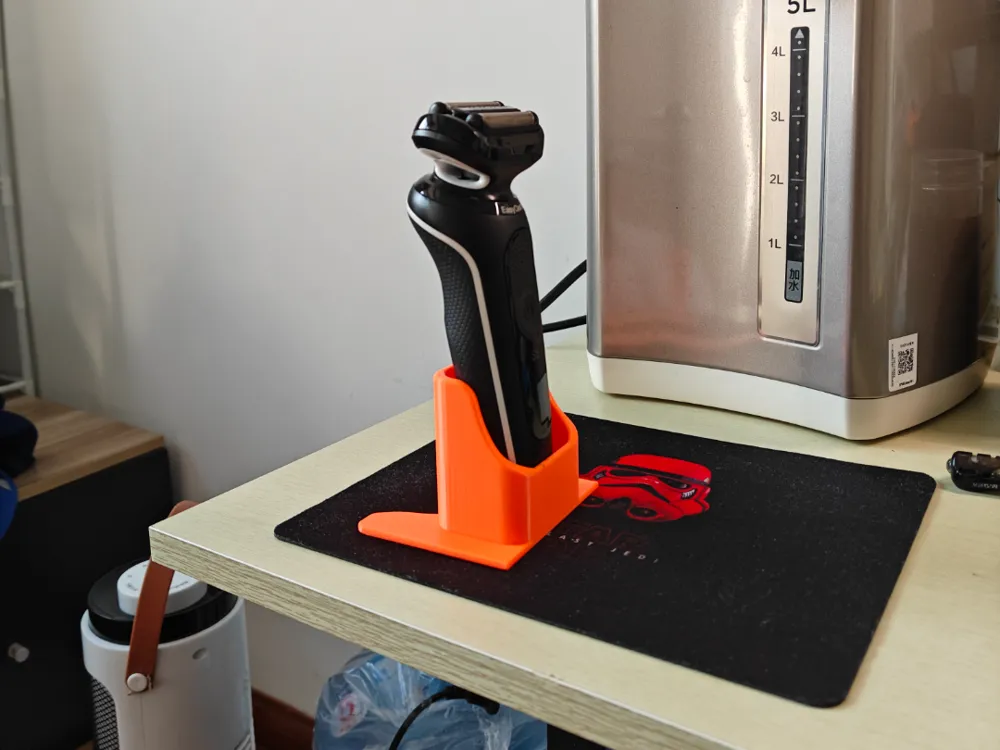 Shaver Stand (fits Braun, Panasonic shavers, remote control) - Free 3D ...