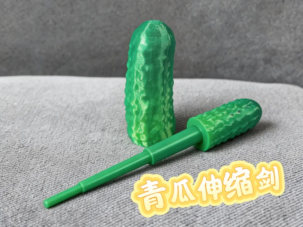 Cucumber Retractable Sword Cucumber Retractable Sword fidget toy ...