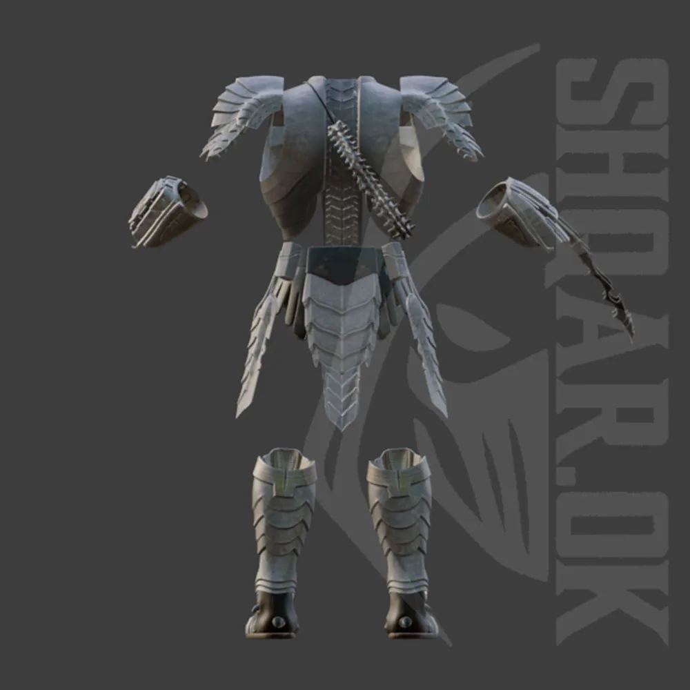 Part 4 of 8. Predator armour set - Belt - Free 3D Print Model - MakerWorld