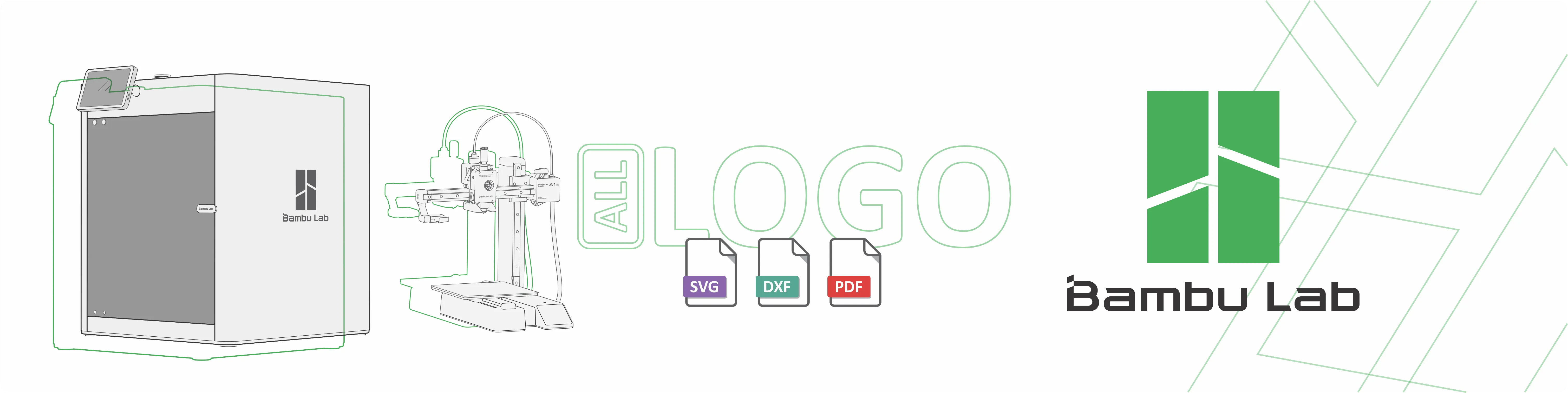 Bambu Lab All Logo - SVG / DXF / PDF - Free 3D Print Model - MakerWorld