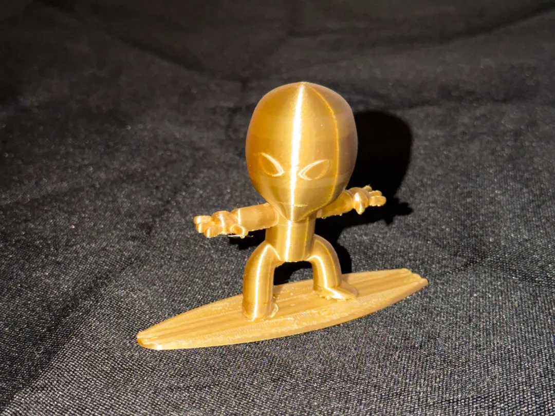 Cute Alien Surfer - Free 3D Print Model - MakerWorld
