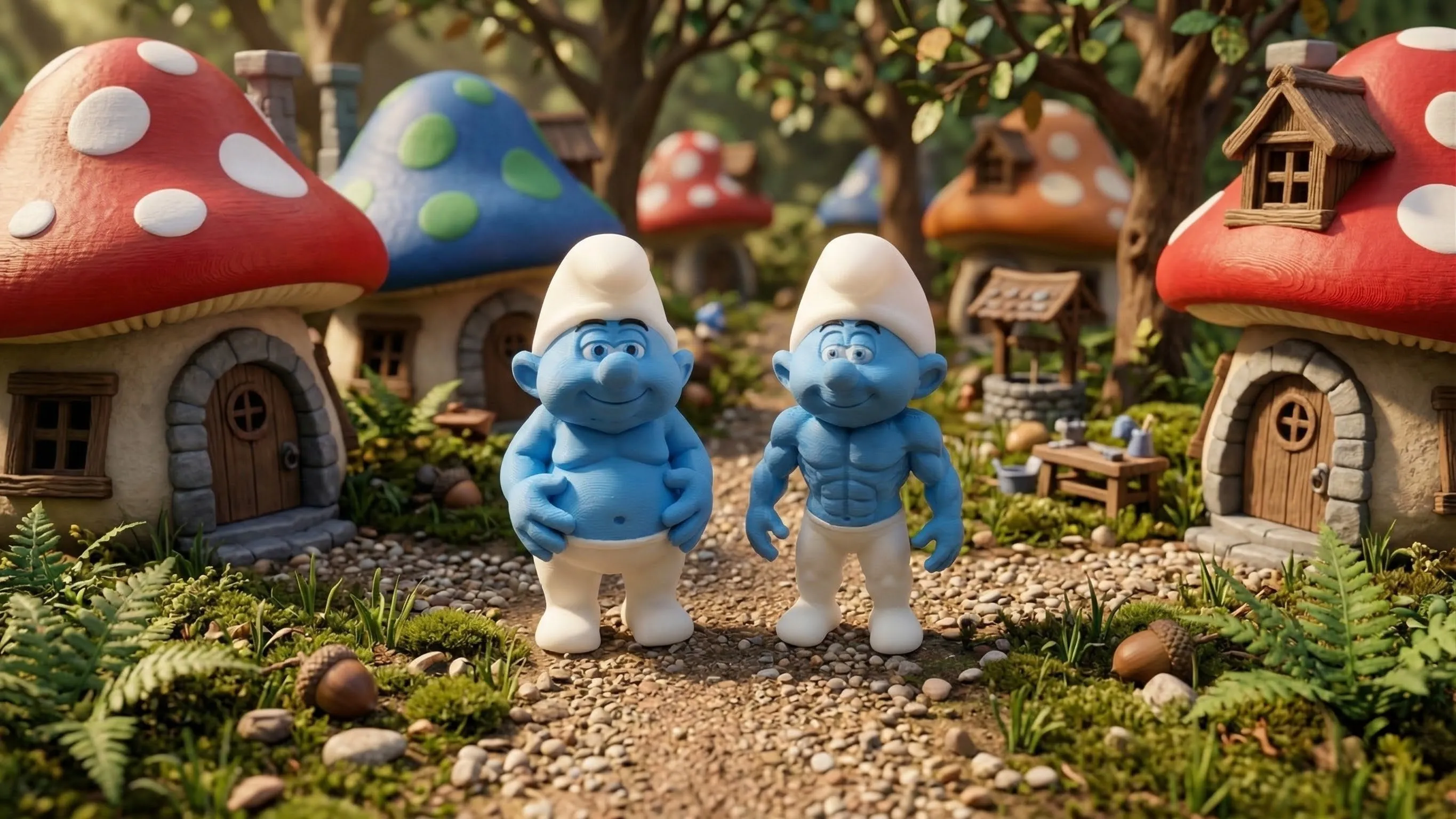 Ripped Smurf - Free 3D Print Model - MakerWorld