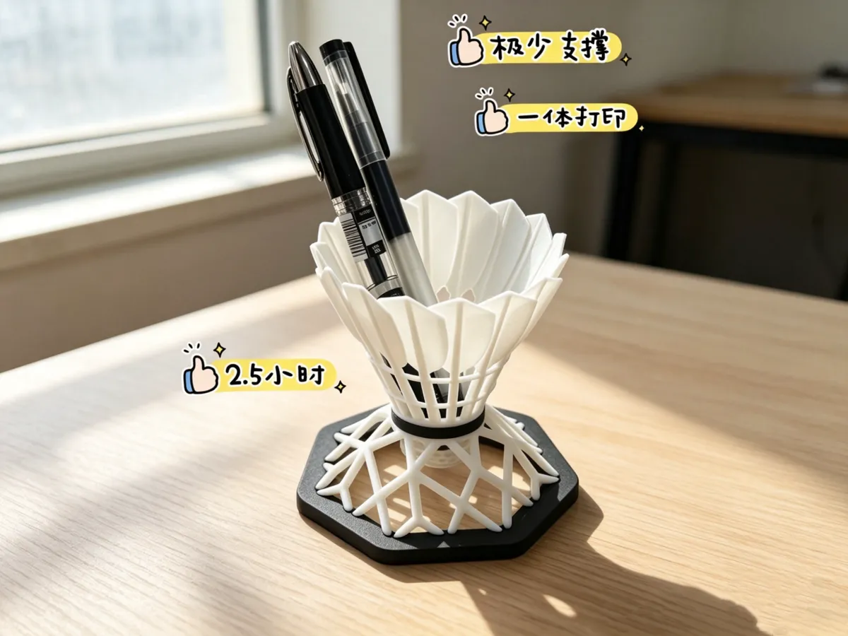 Badminton Pen Holder - Free 3D Print Model - MakerWorld