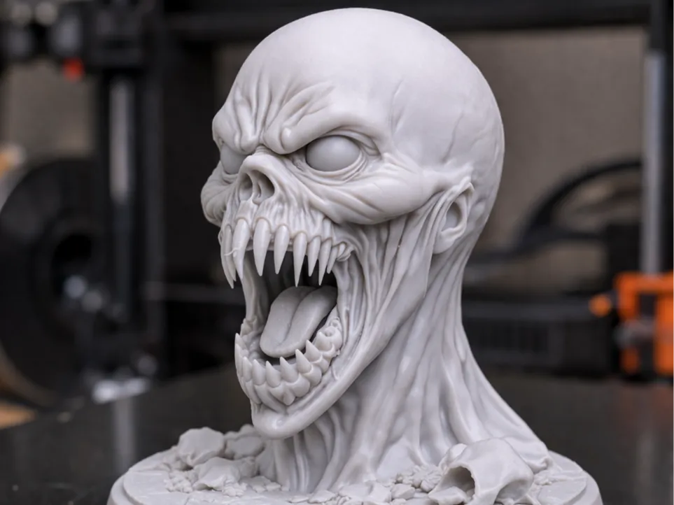 Screaming skull - Free 3D Print Model - MakerWorld
