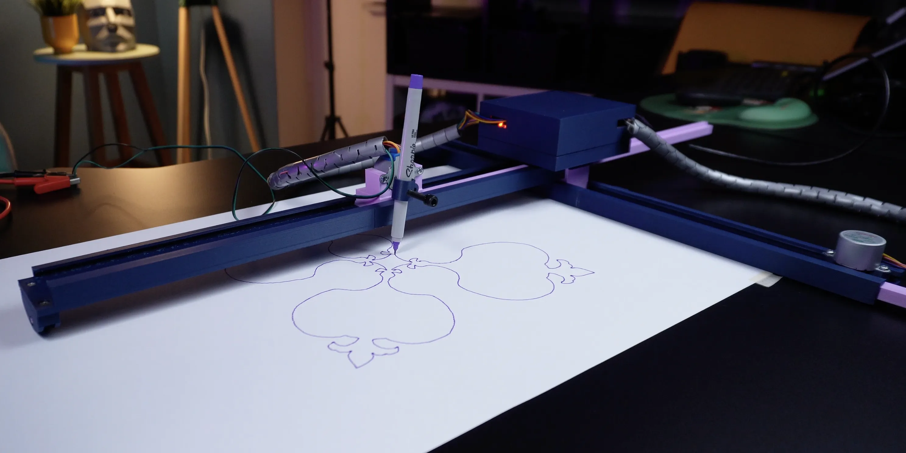 Build a Simple 3D CNC Plotter - Free 3D Print Model - MakerWorld