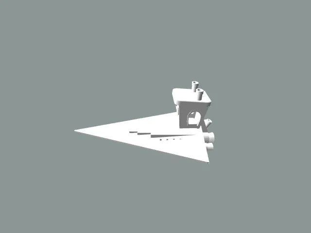 star destroyer but benchy by me - Free 3D Print Model - MakerWorld