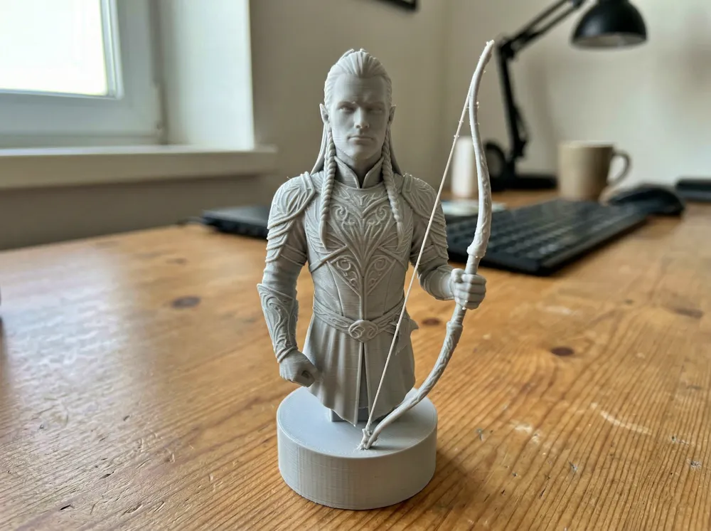 Elf Archer Chess Piece – Fantasy 3D Miniature - Free 3D Print Model ...