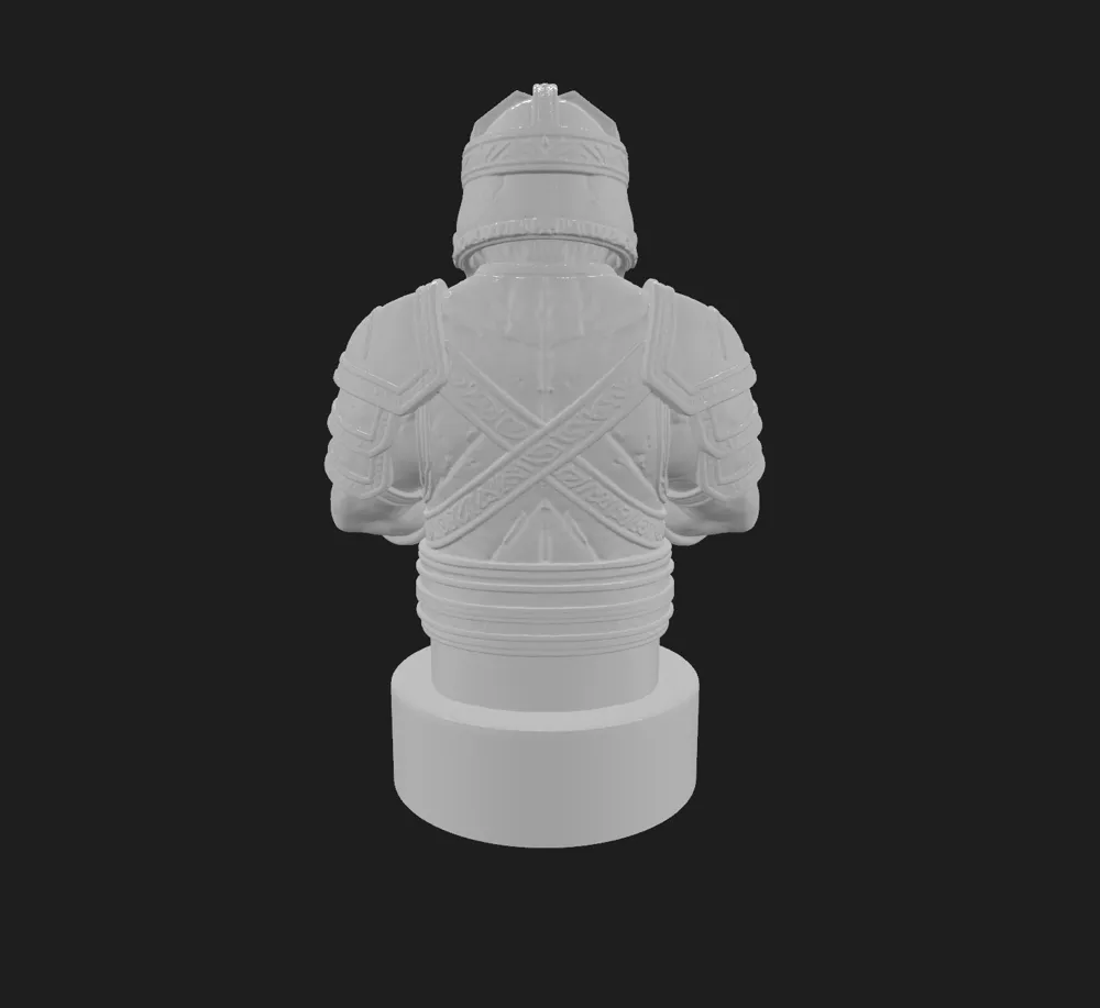 Dwarf Warrior Chess Piece – Fantasy 3D Miniature - Free 3D Print Model ...
