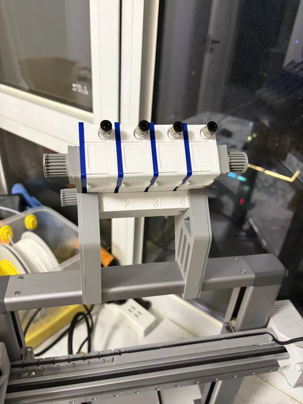 BMCU Bracket - Screwless - Gantry Version - Free 3D Print Model ...