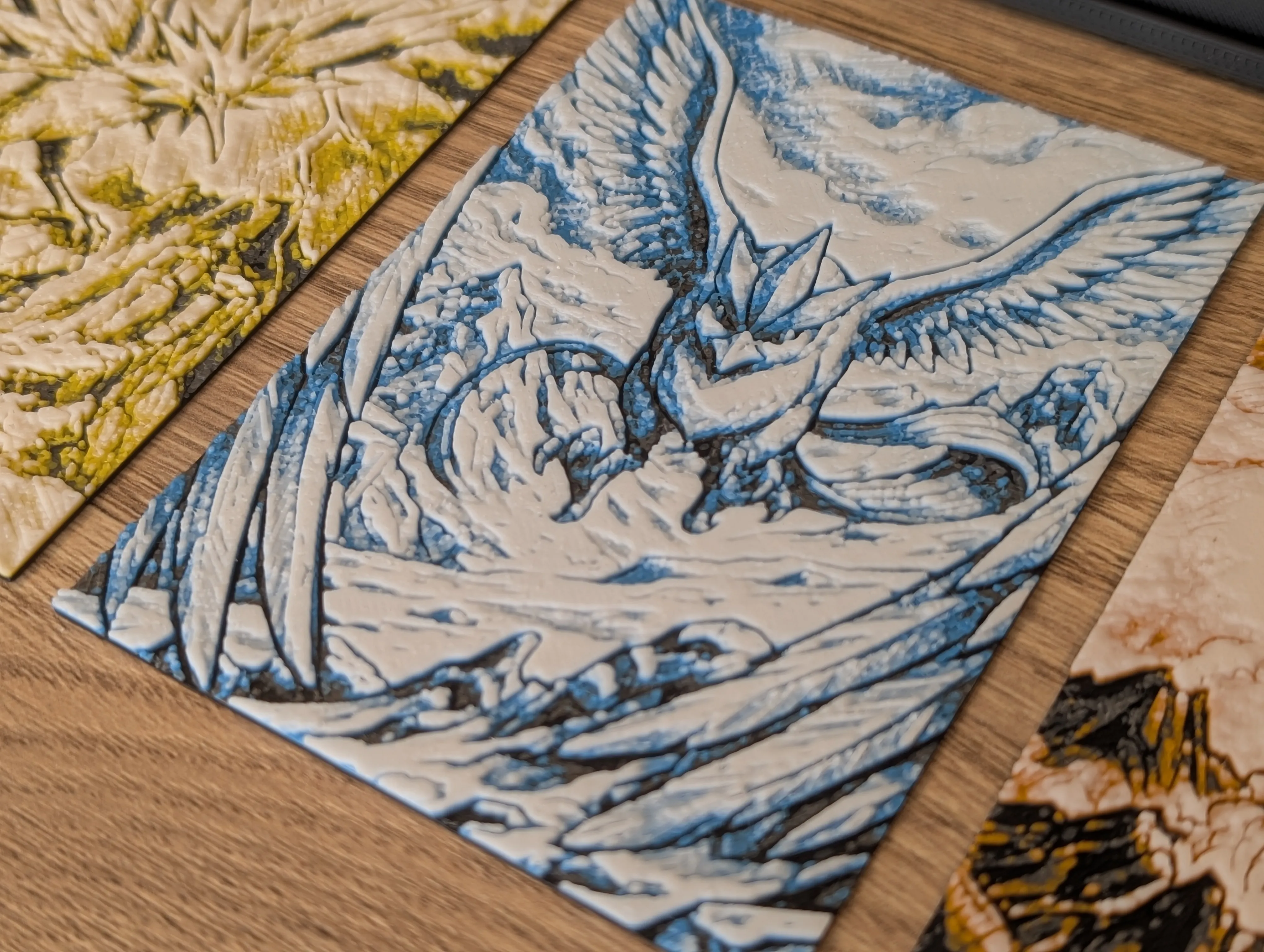 Legendary Birds Pokemon Hueforge & Frame - Free 3D Print Model - MakerWorld