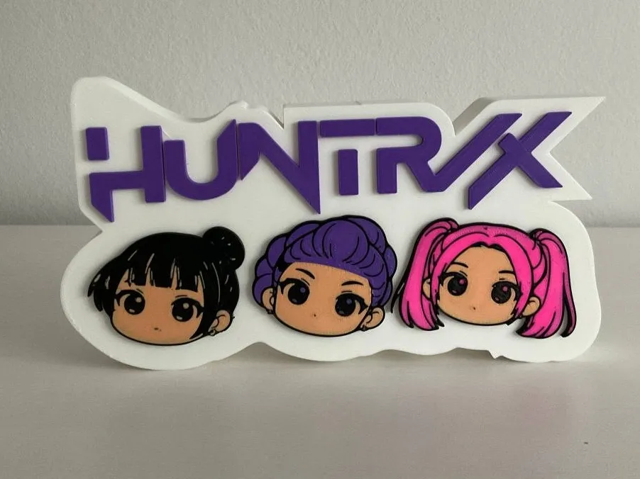 K POP HUNTRIX LOGO – Kostenloses 3D-Druckmodell – MakerWorld